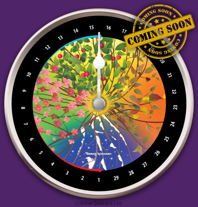 NEW PRODUCTS: Menstrual Cycle Clocks and Moon Phase Clocks